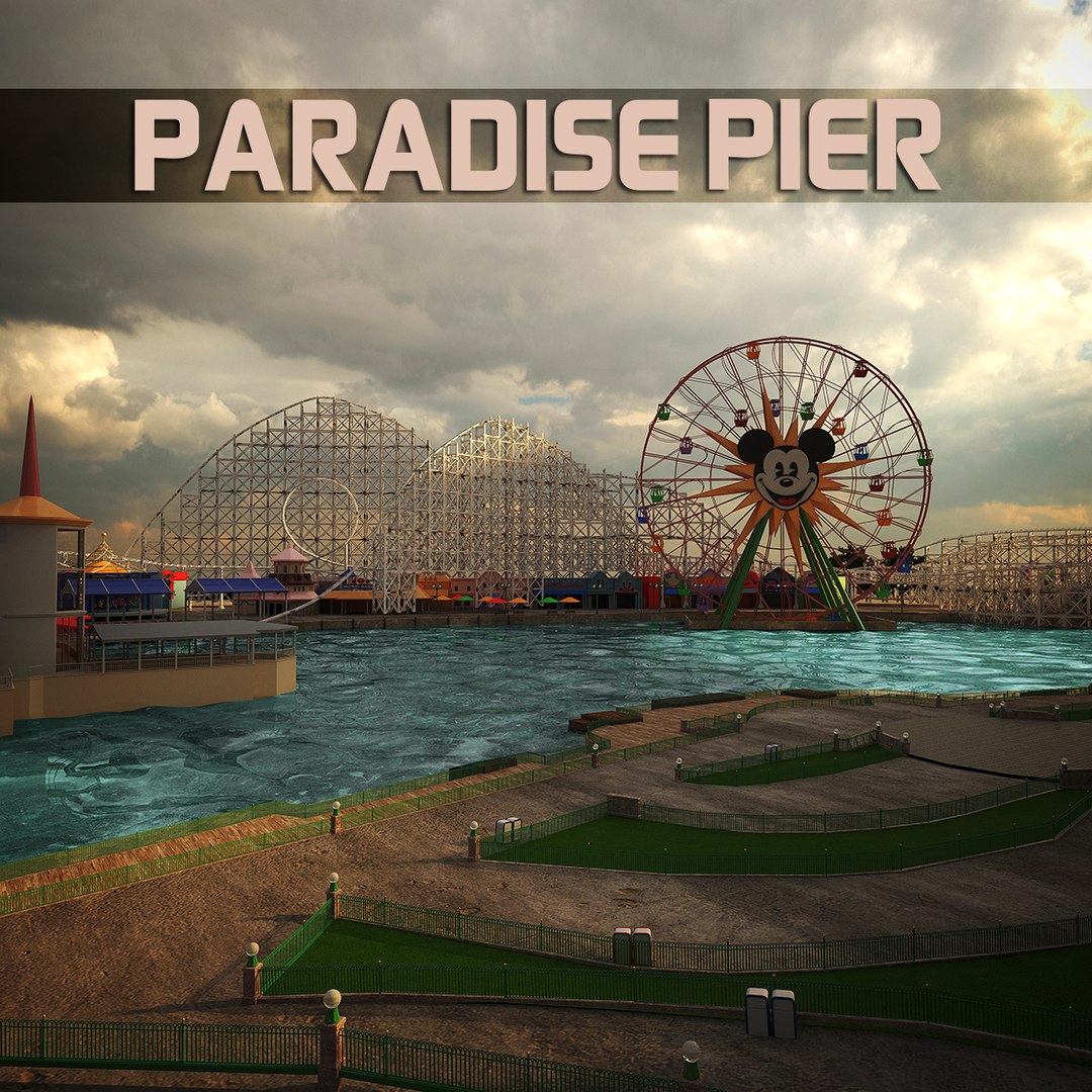 3D Paradise Pier - TurboSquid 2071424