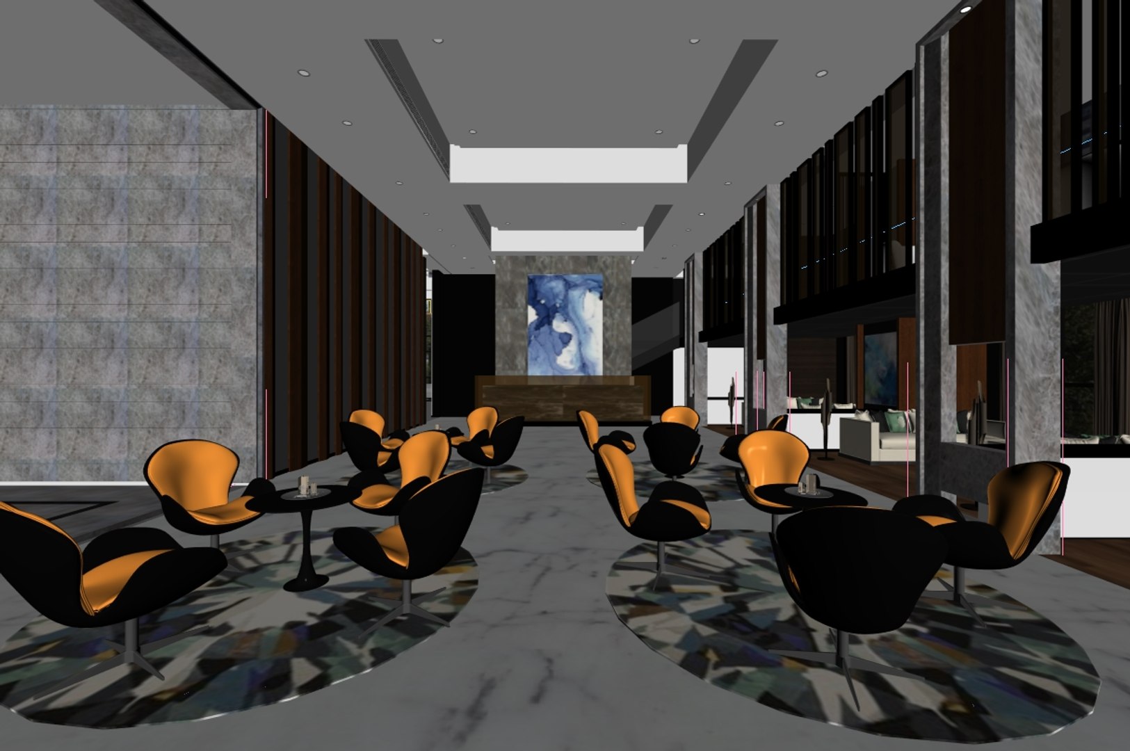 3D Model Lobby Interiors - TurboSquid 1645369