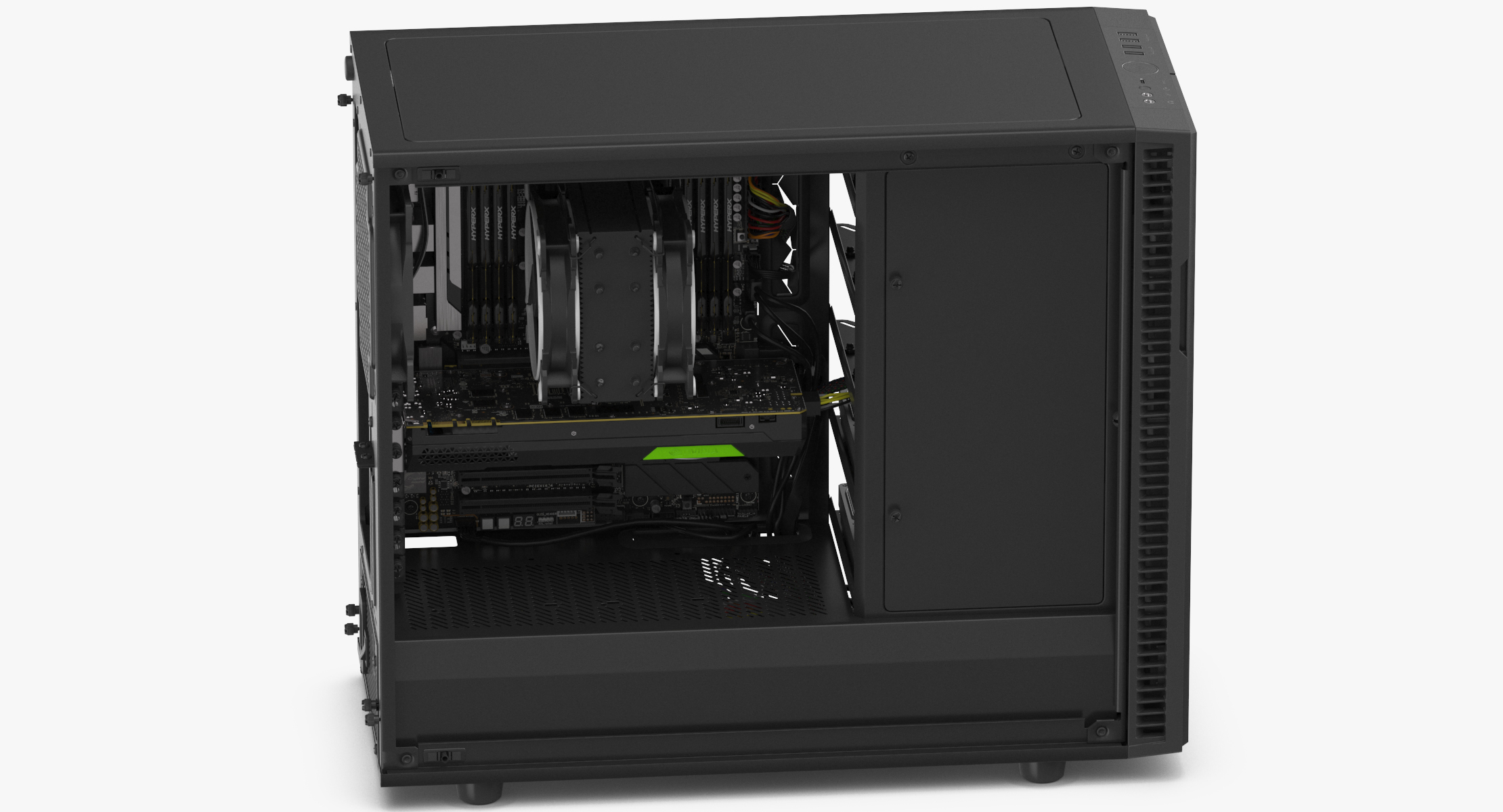 3D fractal computer case open model - TurboSquid 1429097