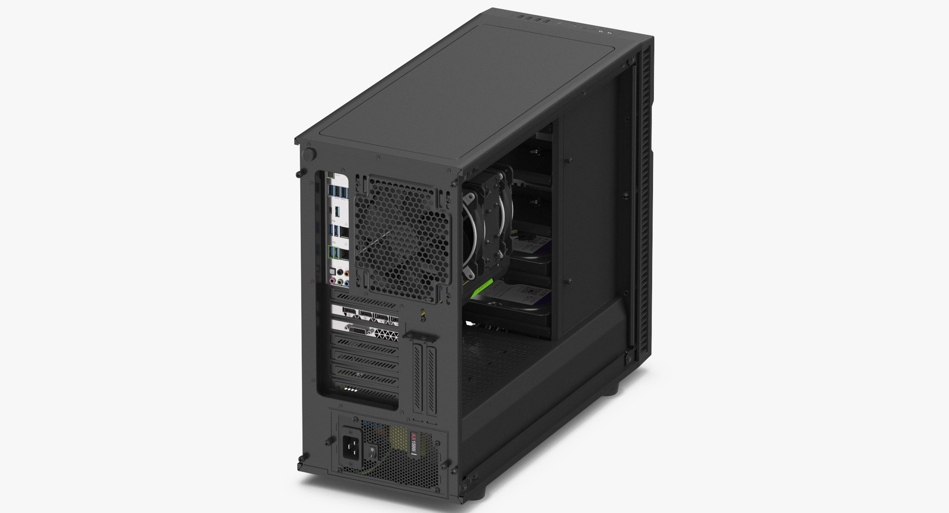 3D Fractal Computer Case Open Model - TurboSquid 1429097