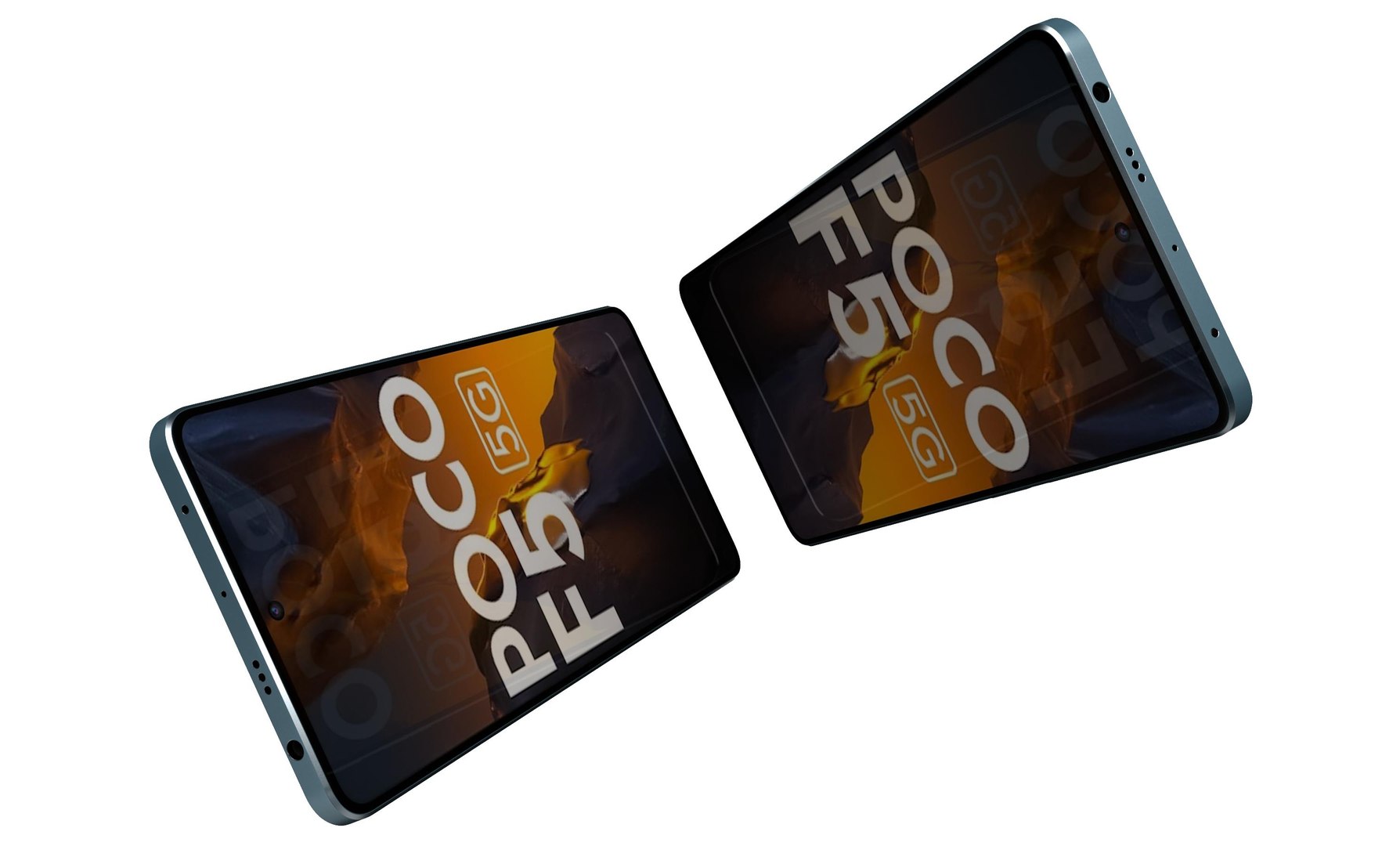 Xiaomi Poco F5 Blue 3D Model - TurboSquid 2082725