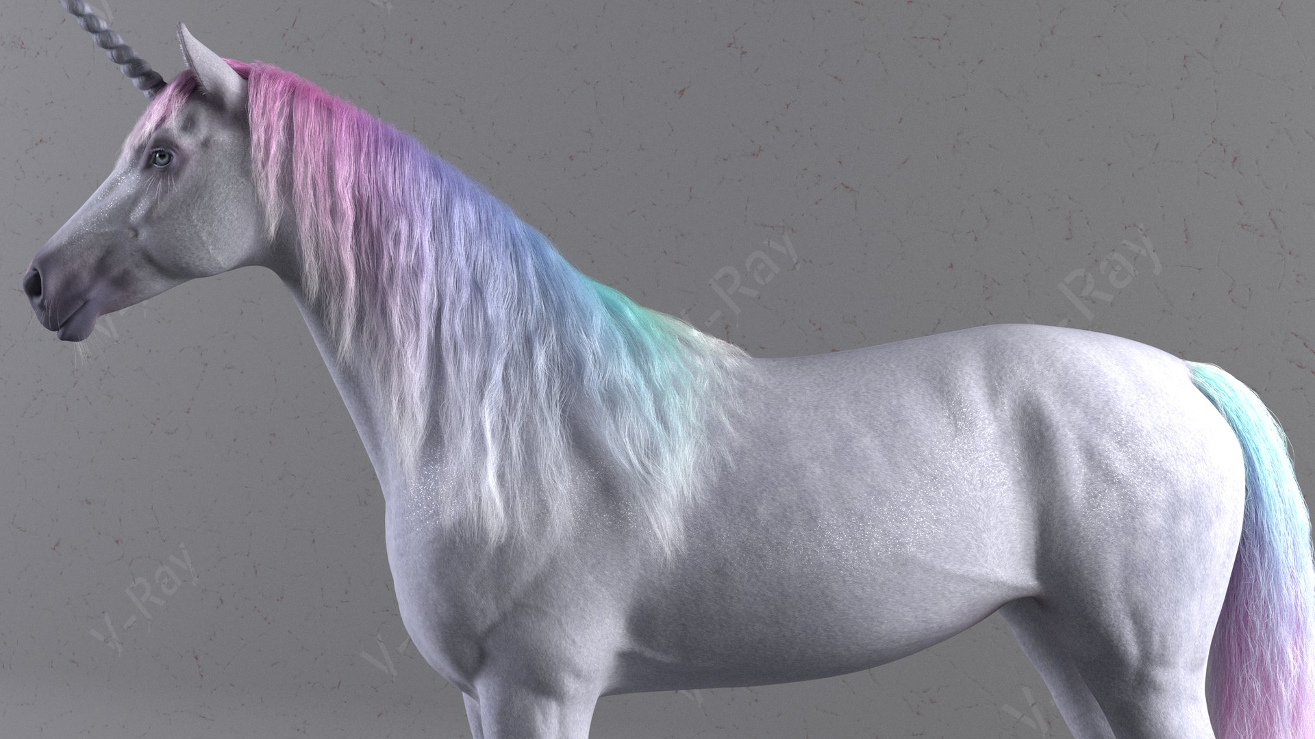 Unicorn Realistic 3D model - TurboSquid 2074567