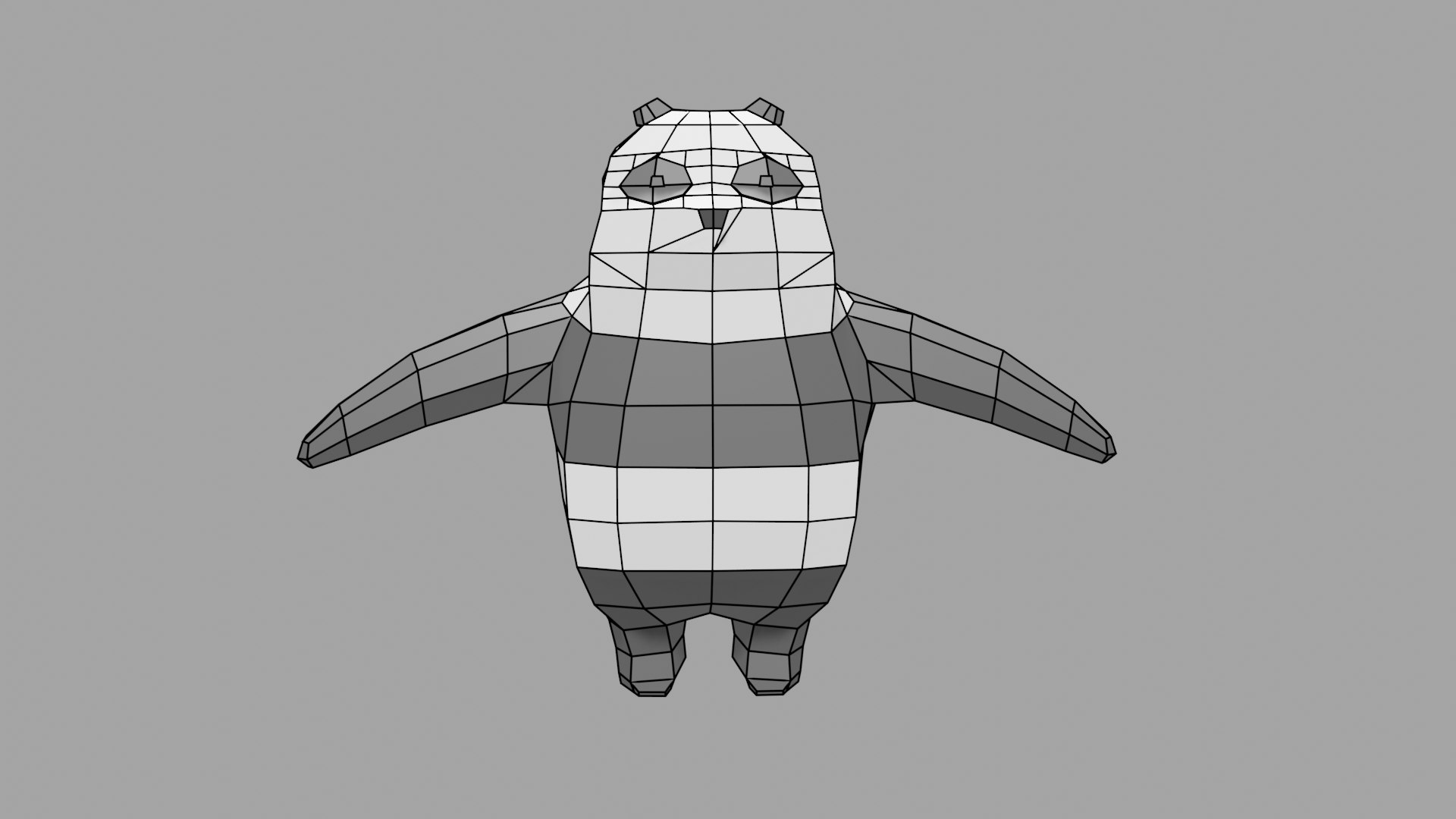 3D Panda Rigged Model - TurboSquid 1678004
