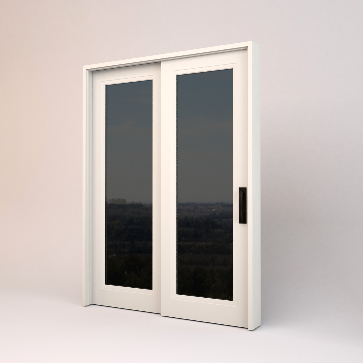 3d glass windows doors model