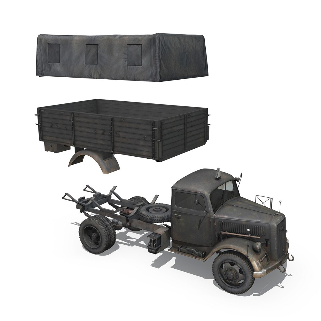 3d sd - 3t opel blitz model