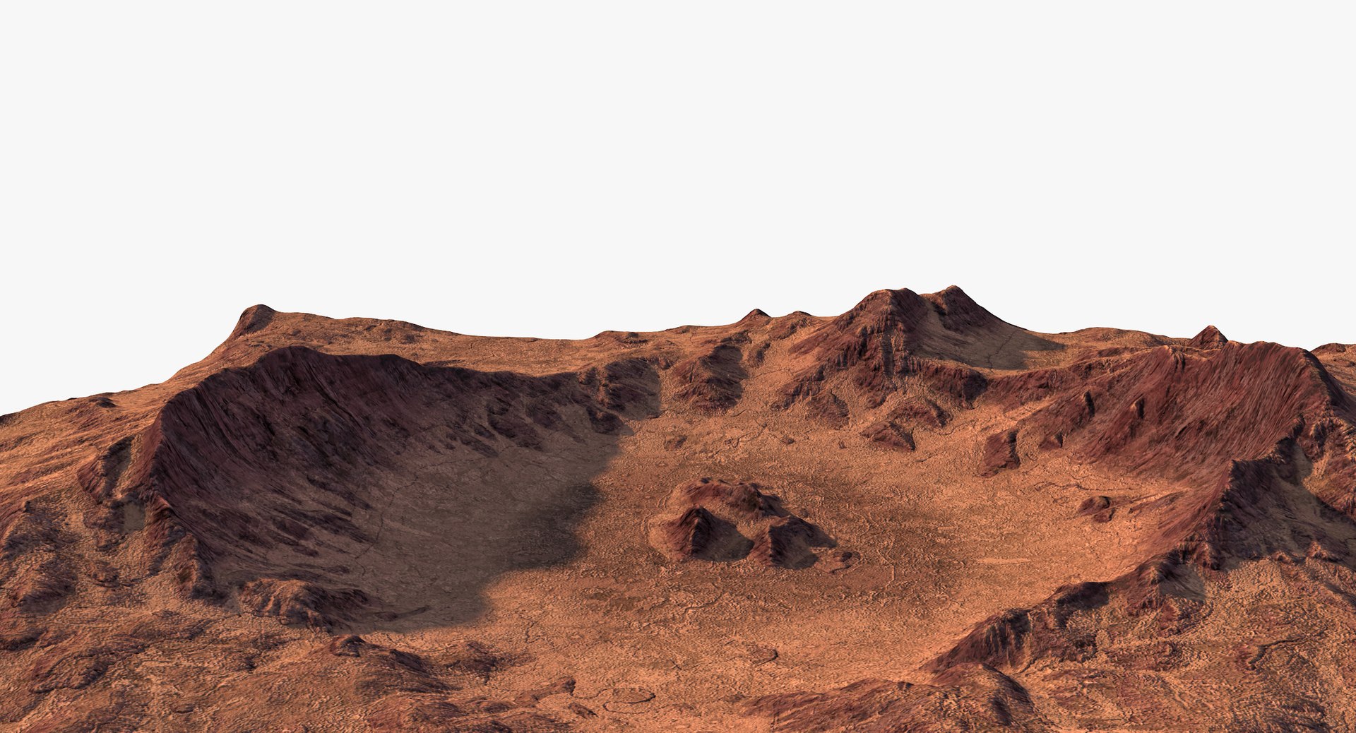 3D Model Impact Crater V2 - TurboSquid 1242665