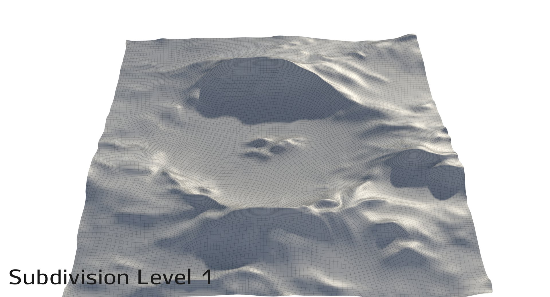 3D model impact crater v2 - TurboSquid 1242665