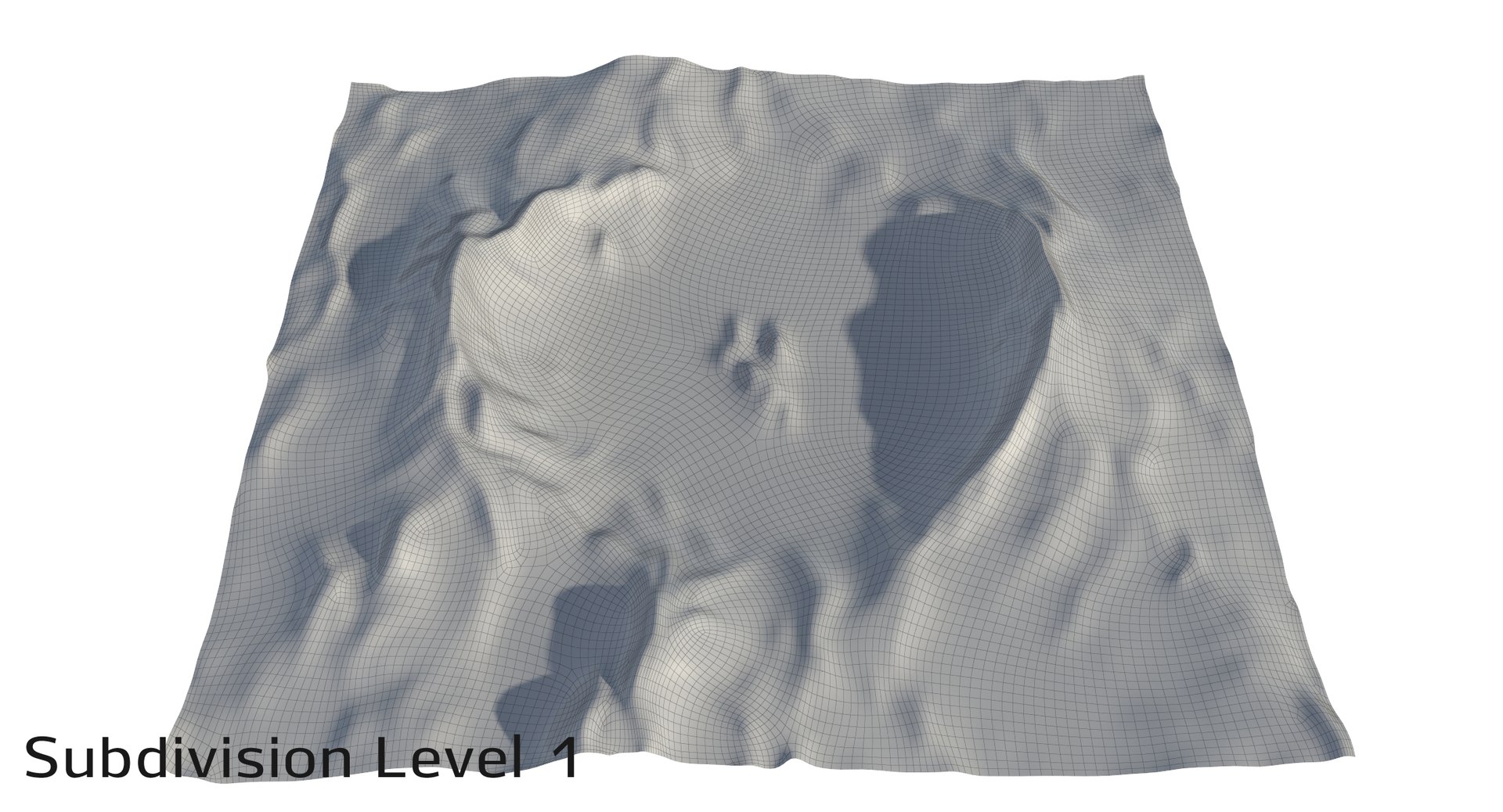 3D model impact crater v2 - TurboSquid 1242665