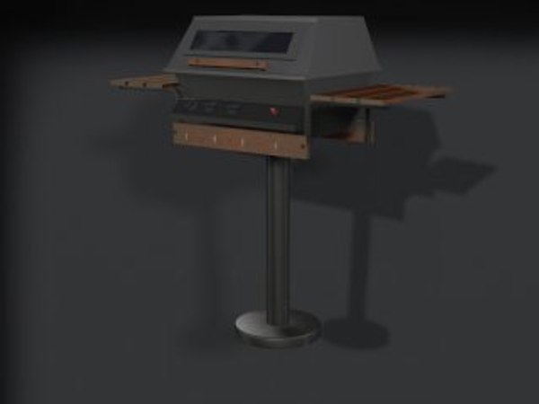 bbq grill 3d model