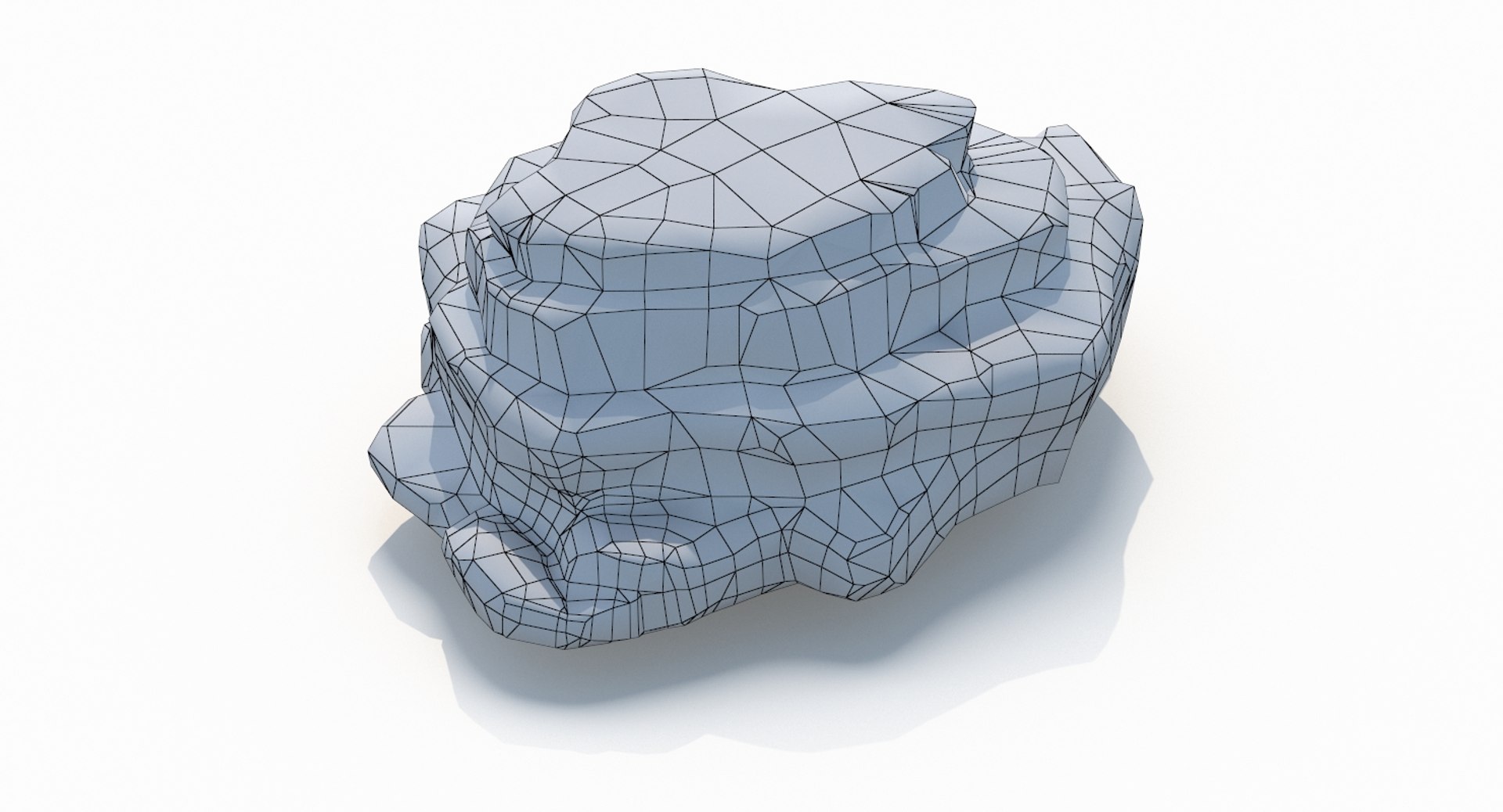 Blocky Cliff 3D Model - TurboSquid 1319197