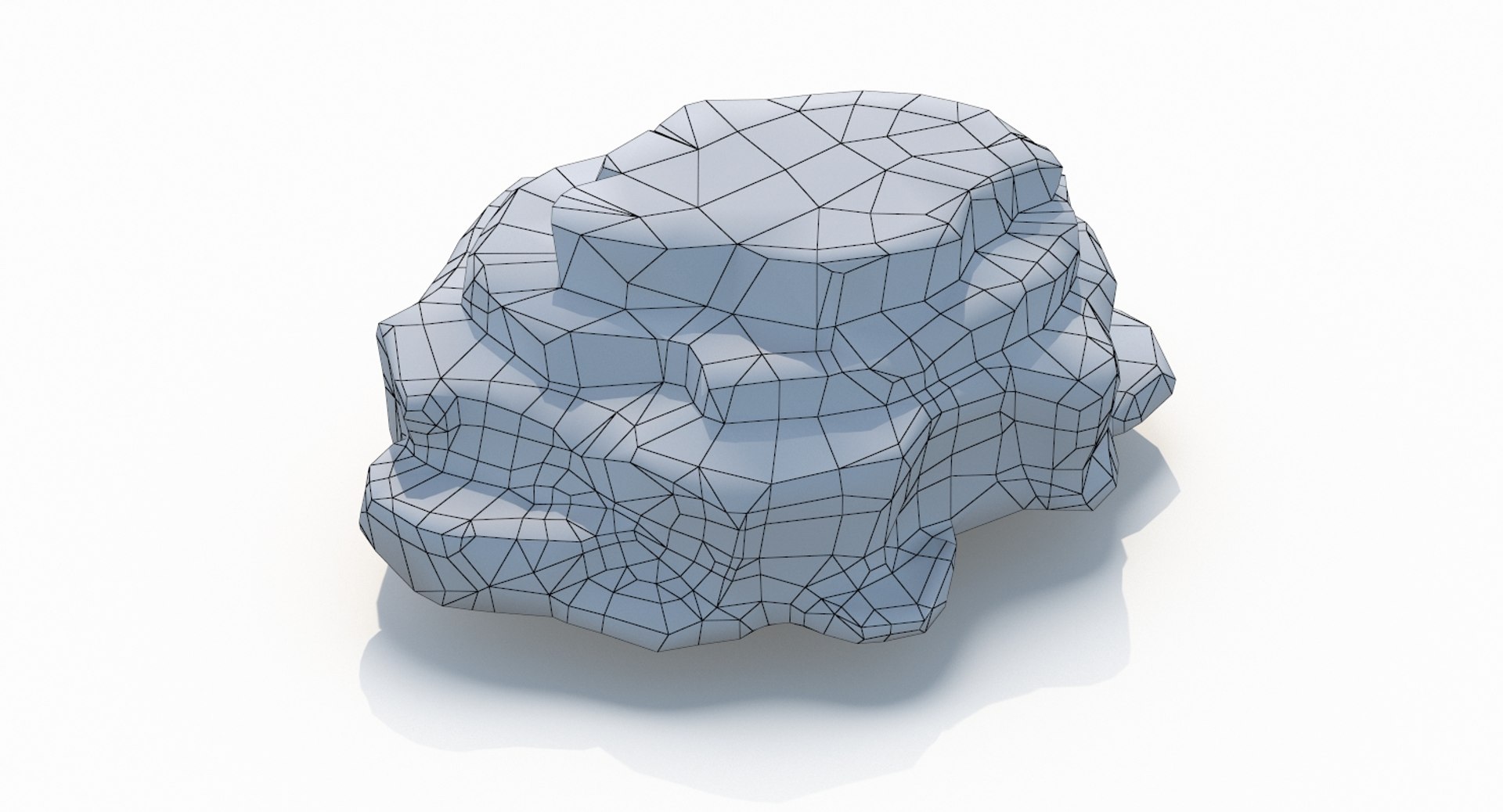 Blocky Cliff 3D Model - TurboSquid 1319197