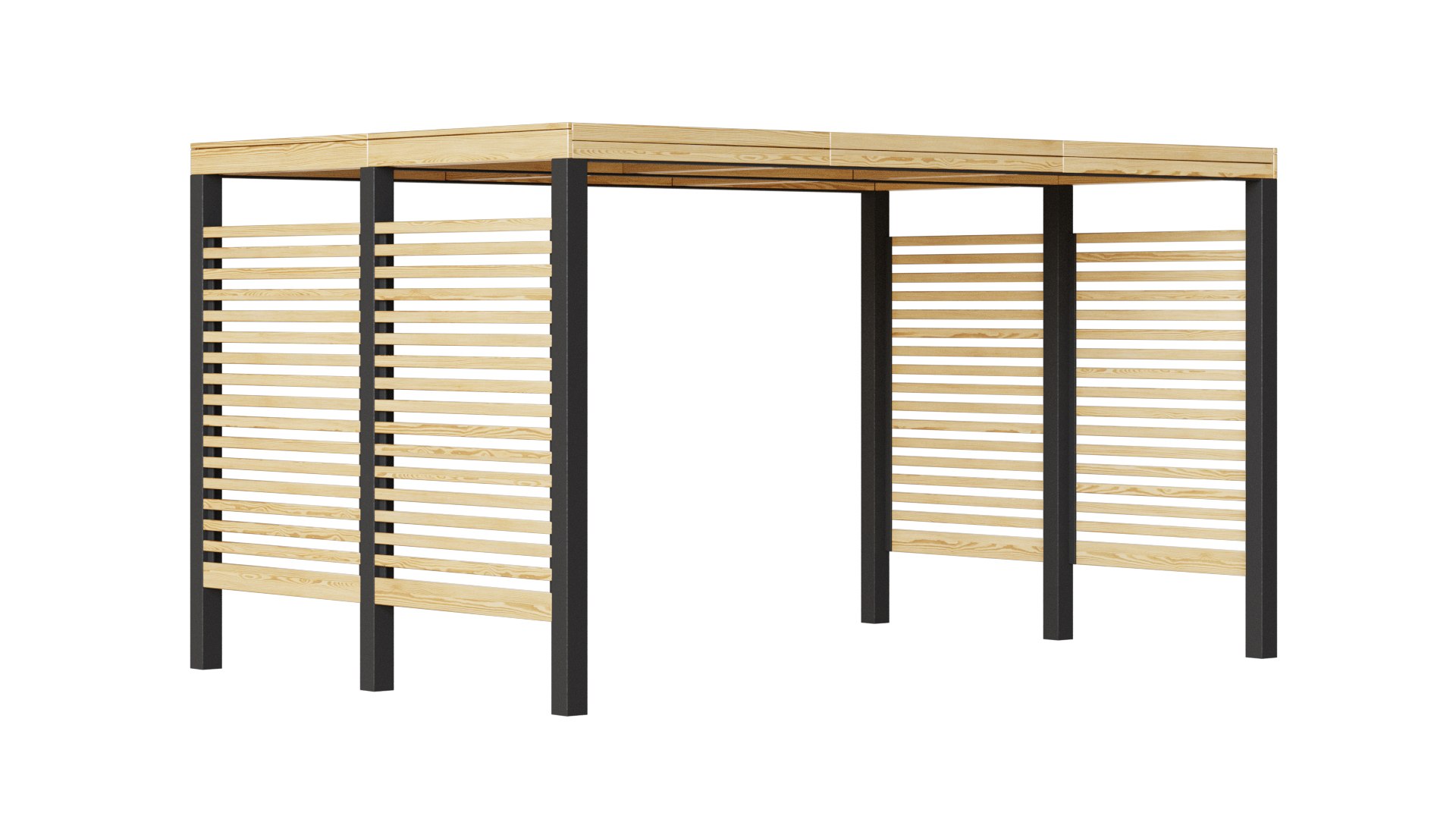 Pergola Canopy 3D Model - TurboSquid 2509407