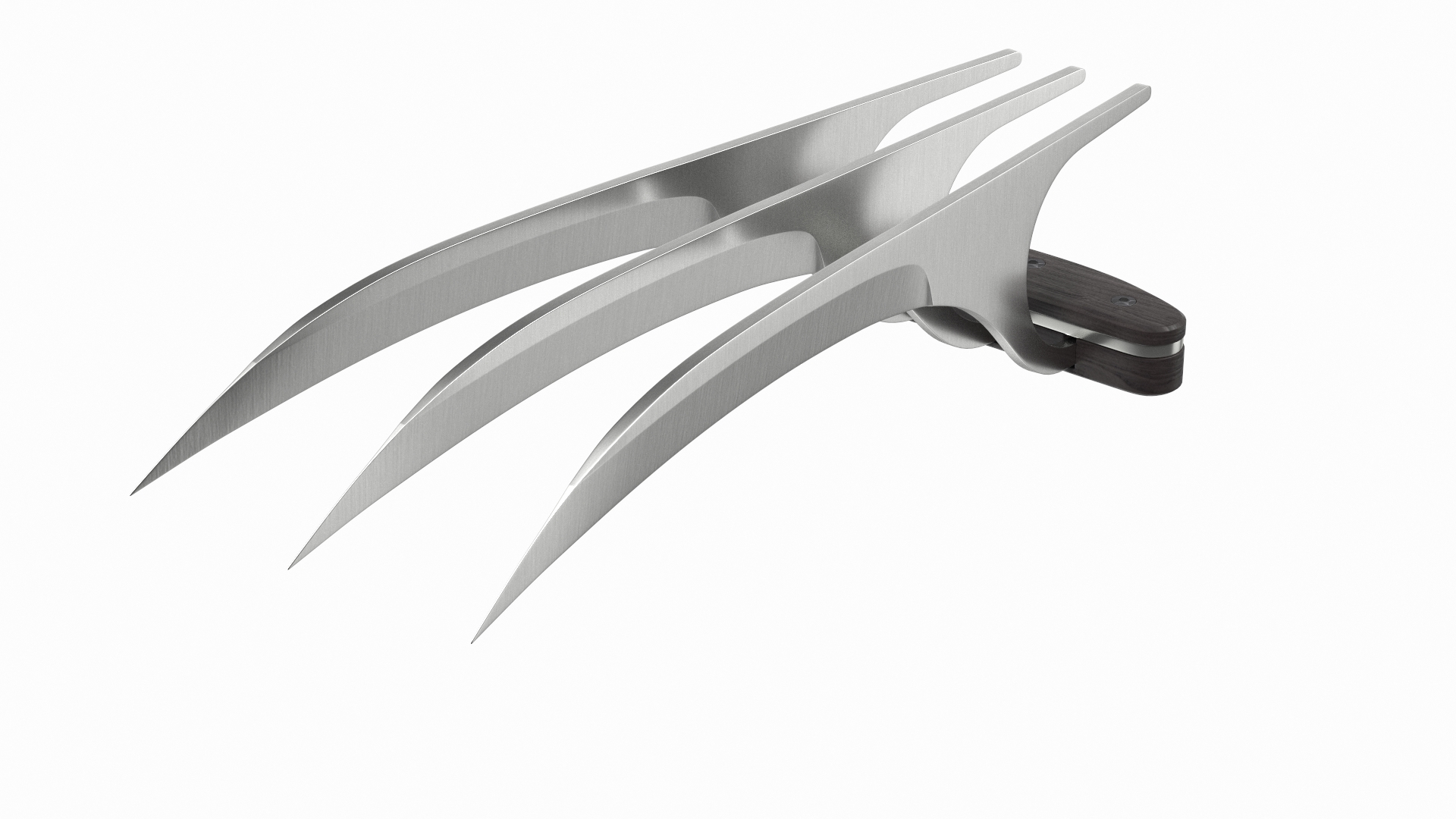 3D Stainless Steel Wolverine Claws - TurboSquid 1685725