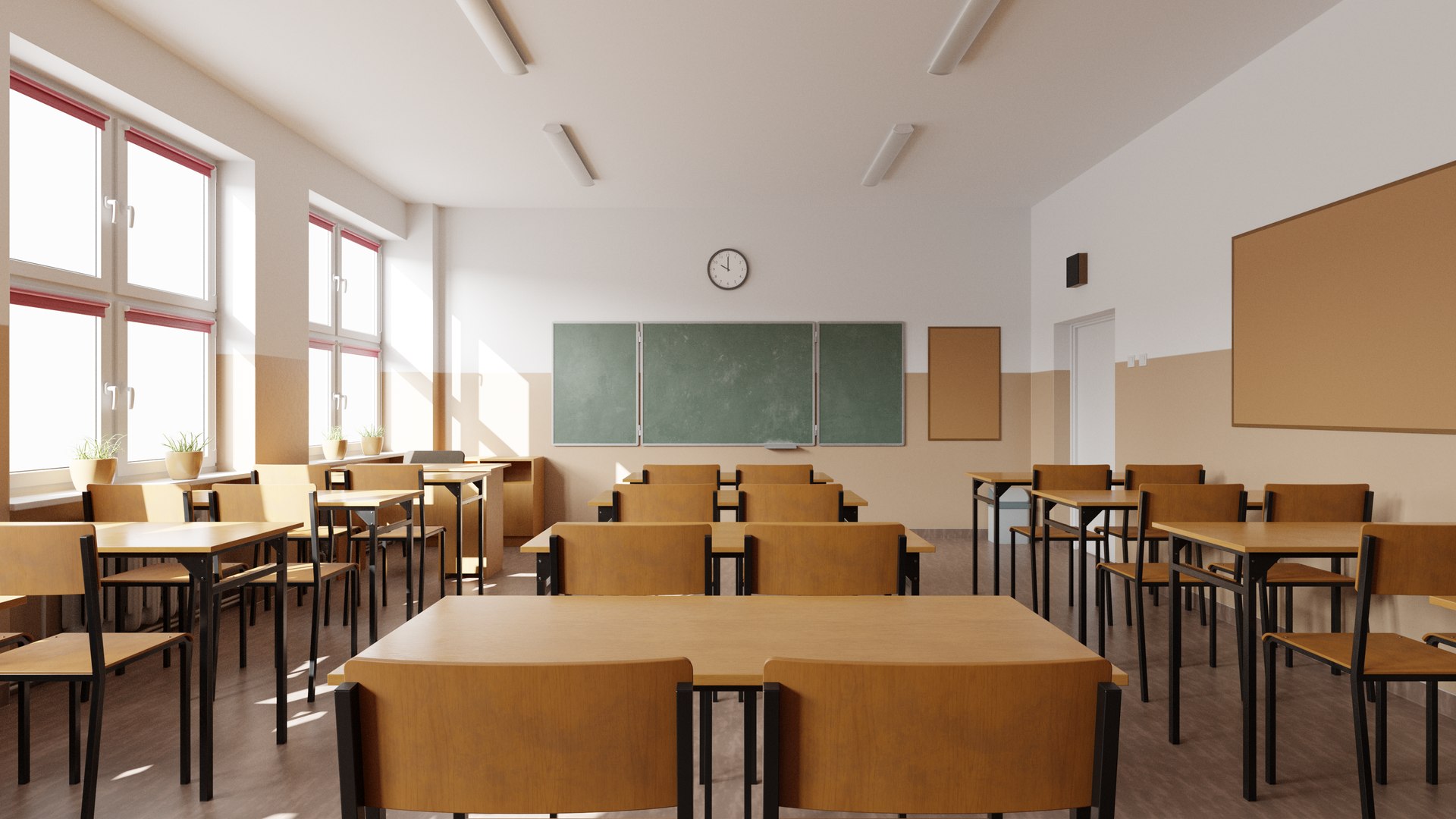 3D Classroom - TurboSquid 2023469