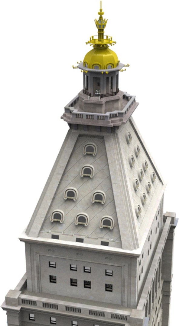metropolitan life tower 3d obj