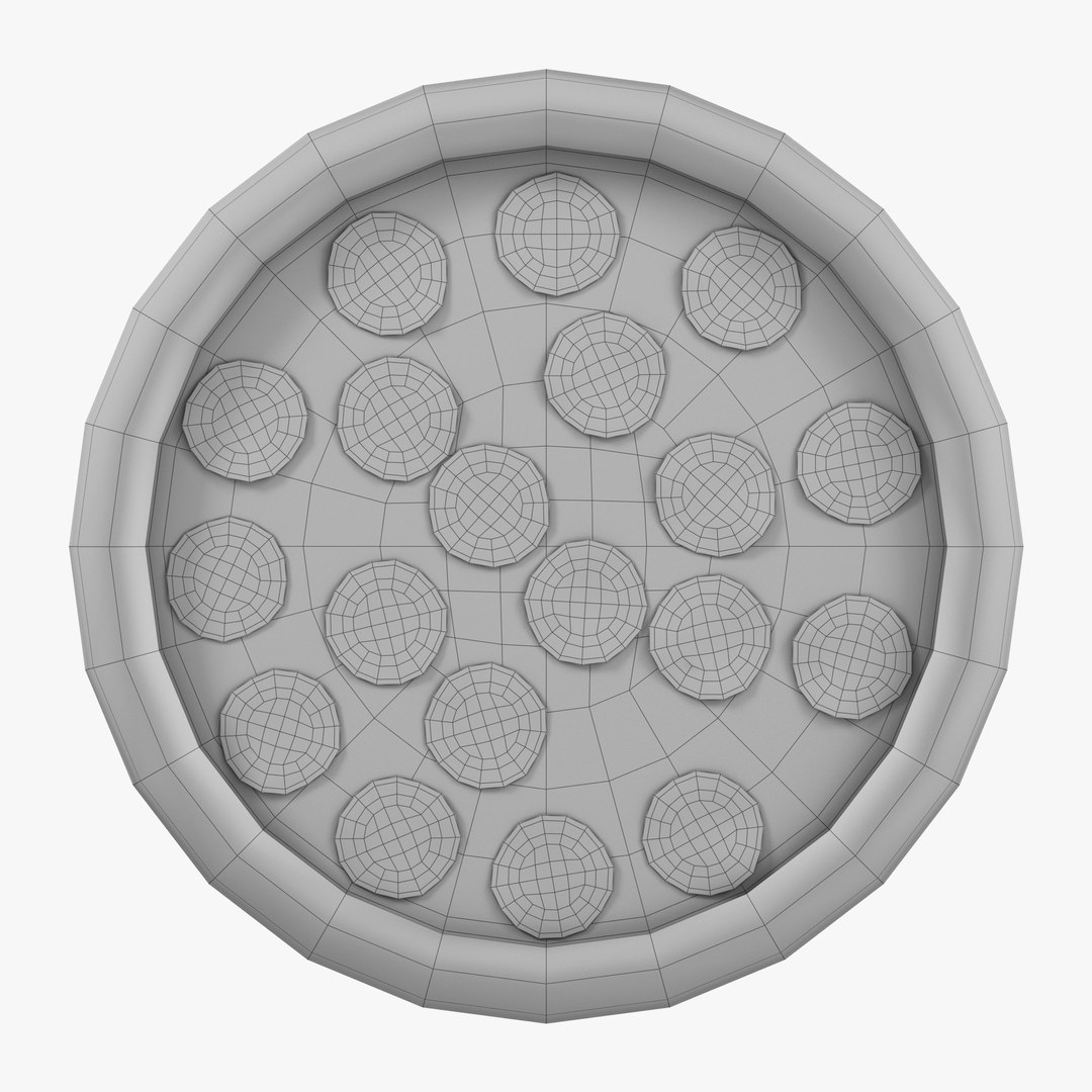 Pizza Pepperoni 3D Model - TurboSquid 2343730