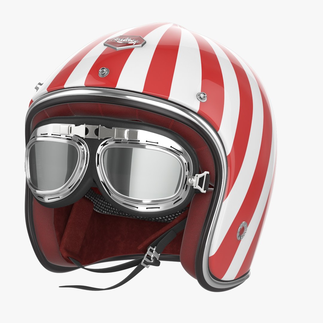 Max Motorcycles Helmet Ruby