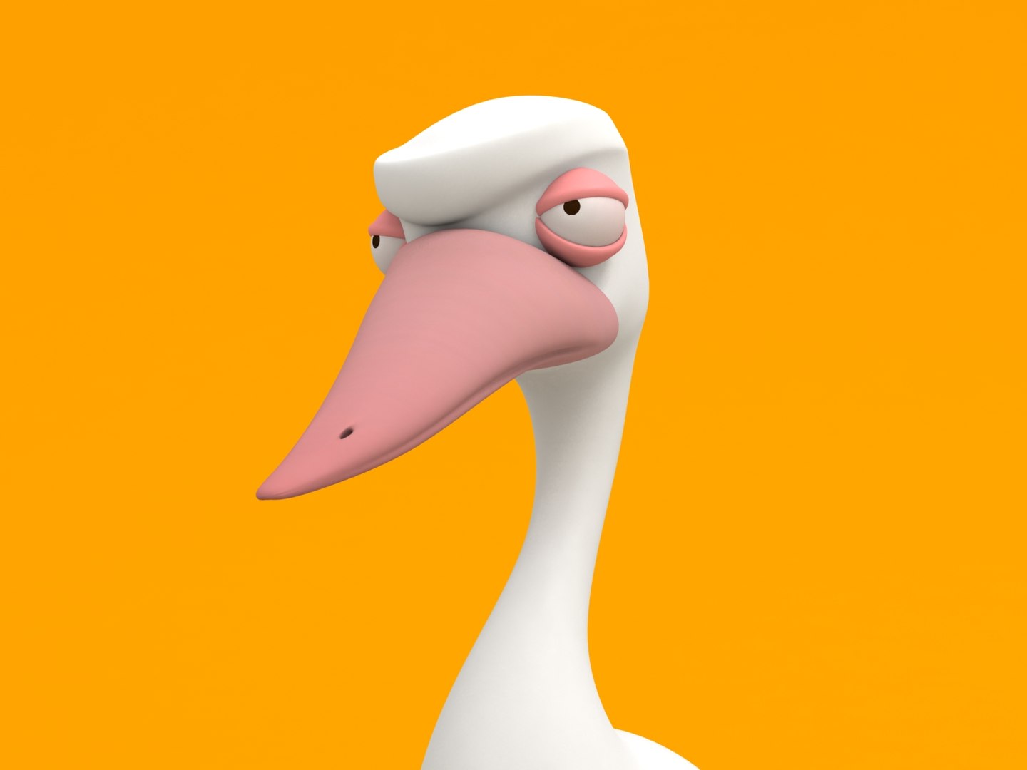 Ducky Cartoon Character 3D Model - TurboSquid 1159619