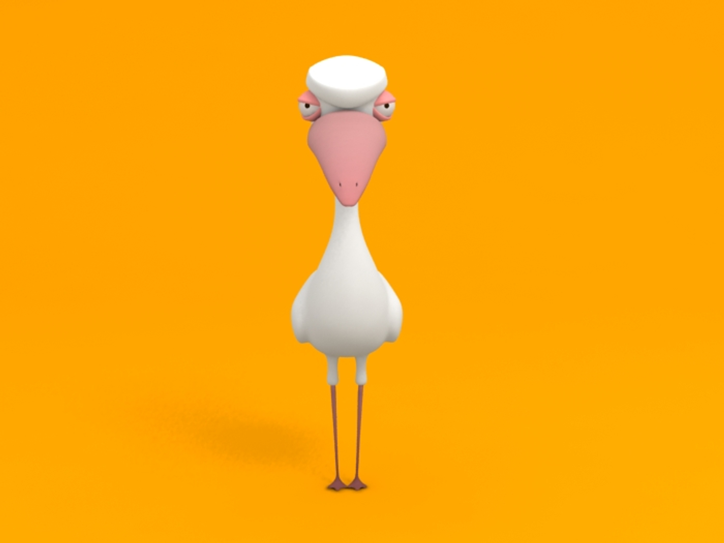 Ducky Cartoon Character 3D Model - TurboSquid 1159619