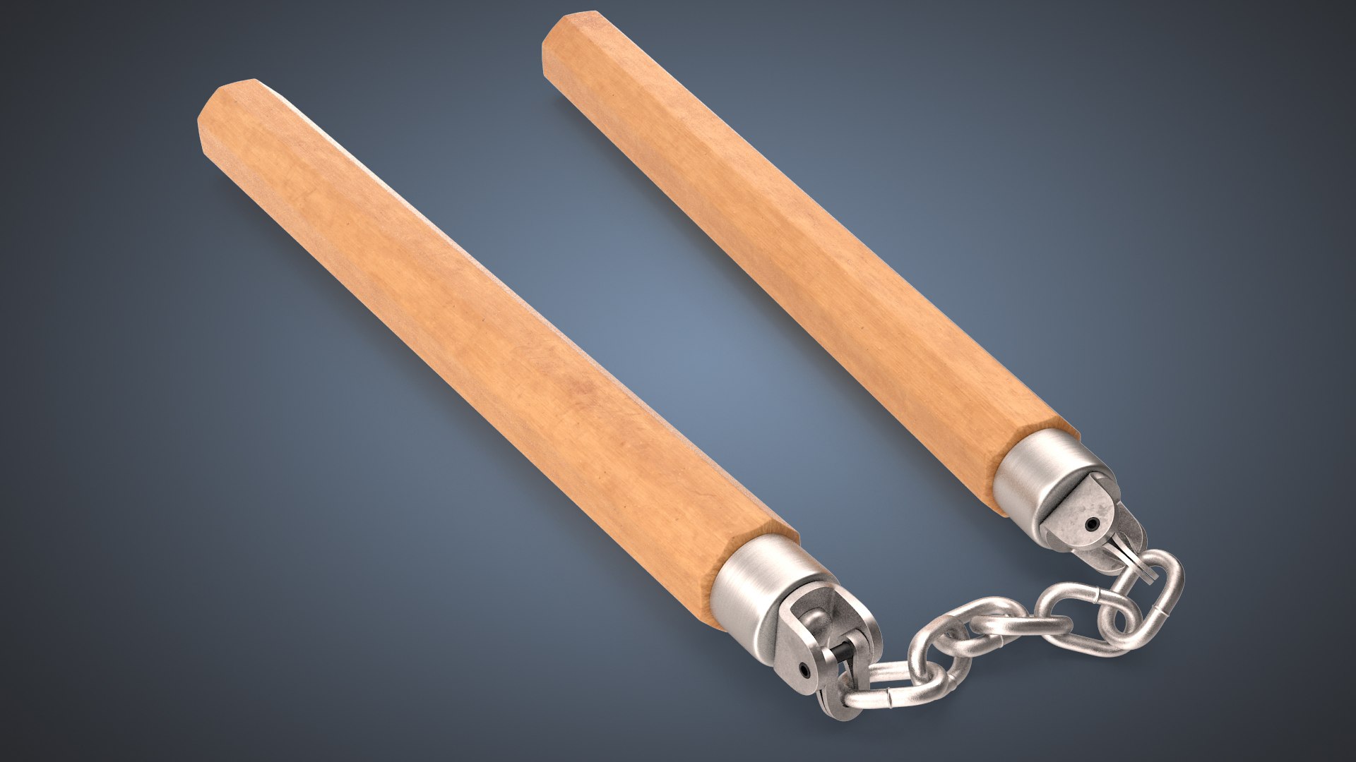3D Nunchaku Weapon - TurboSquid 1628051