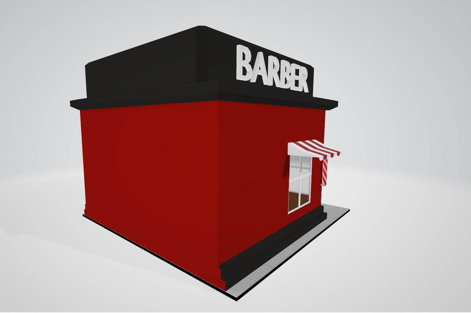 Barber Shop 3D Model - TurboSquid 1596637