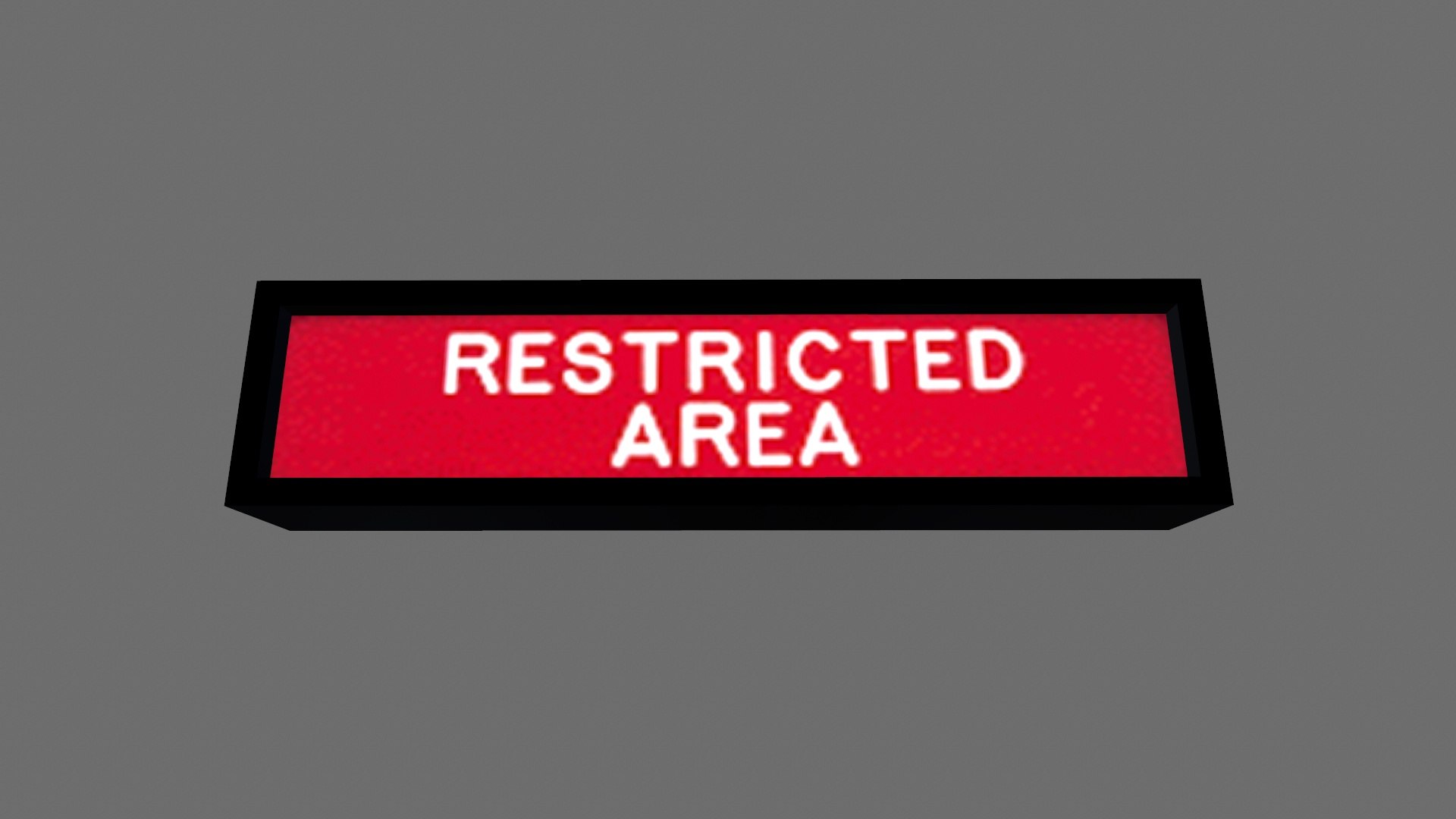 3D Restricted Area - TurboSquid 2331833