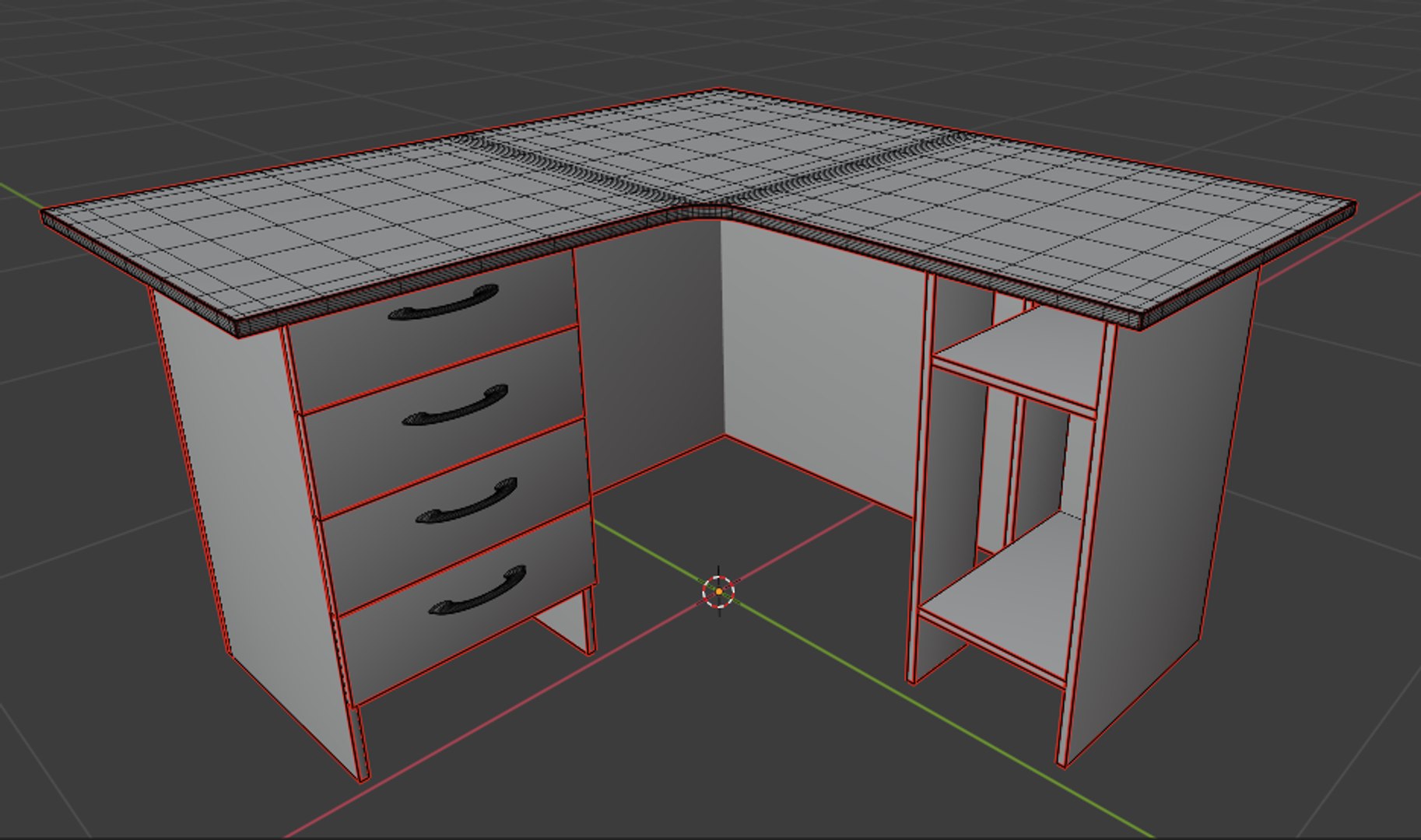 3D office table model - TurboSquid 1655593
