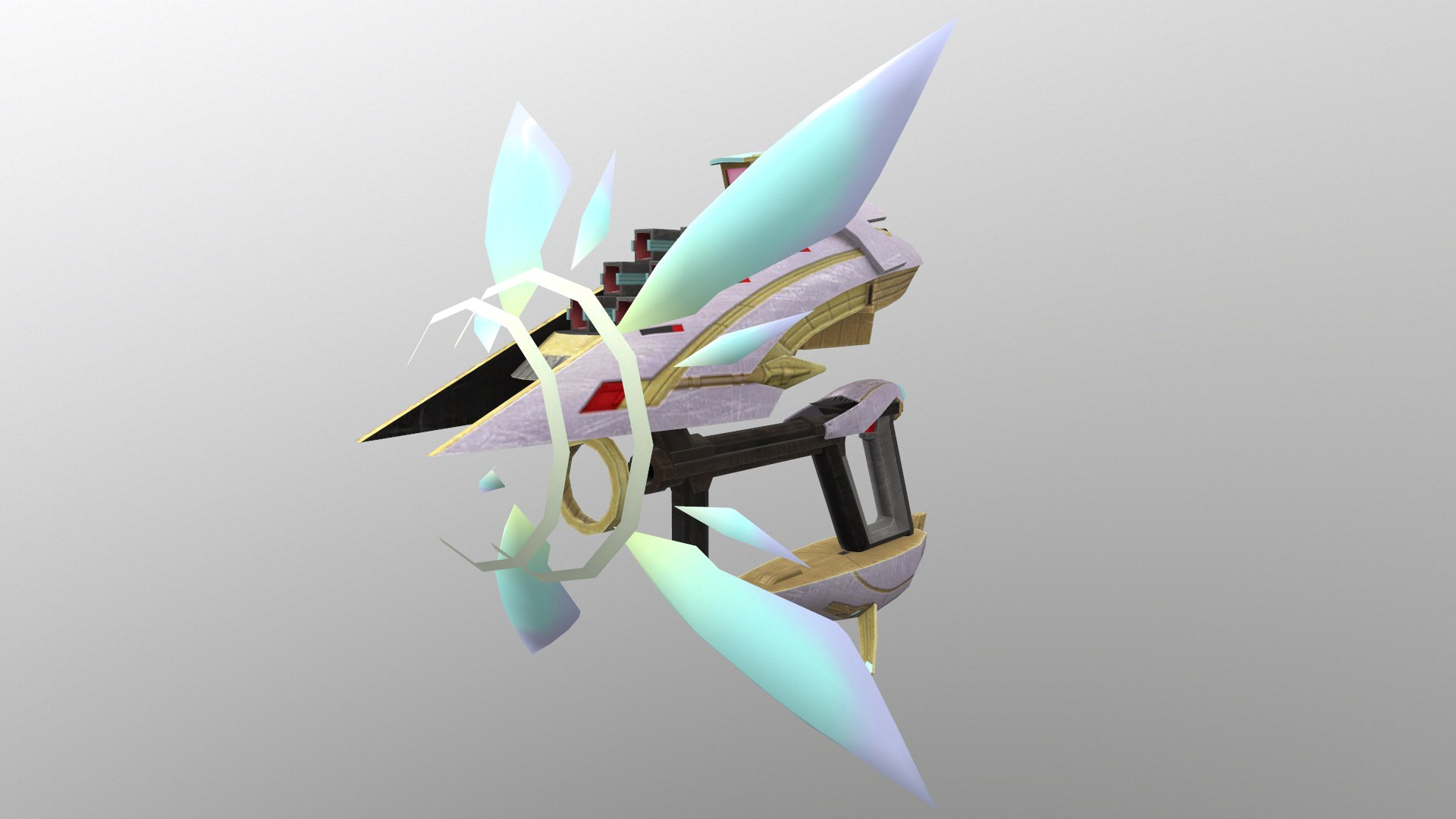 3D Funnel Gun Level 6 - TurboSquid 2191038