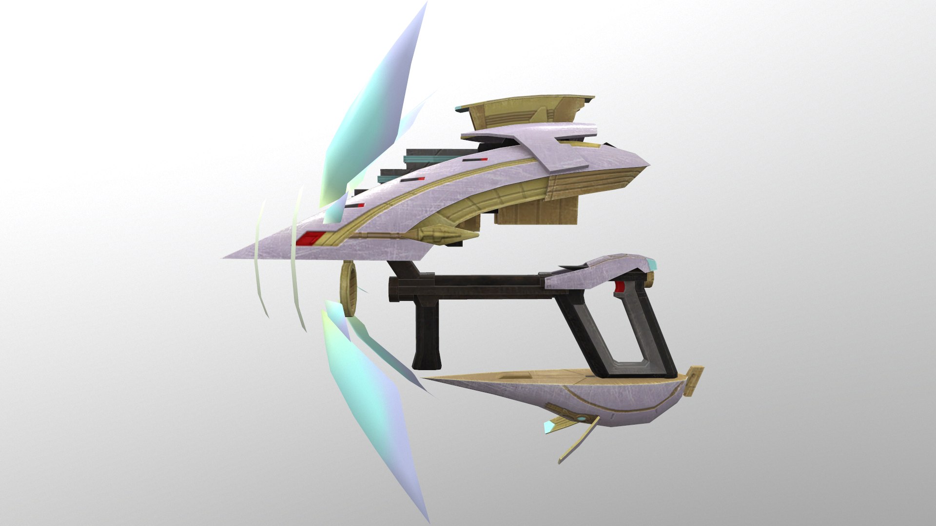 3D Funnel Gun Level 6 - TurboSquid 2191038