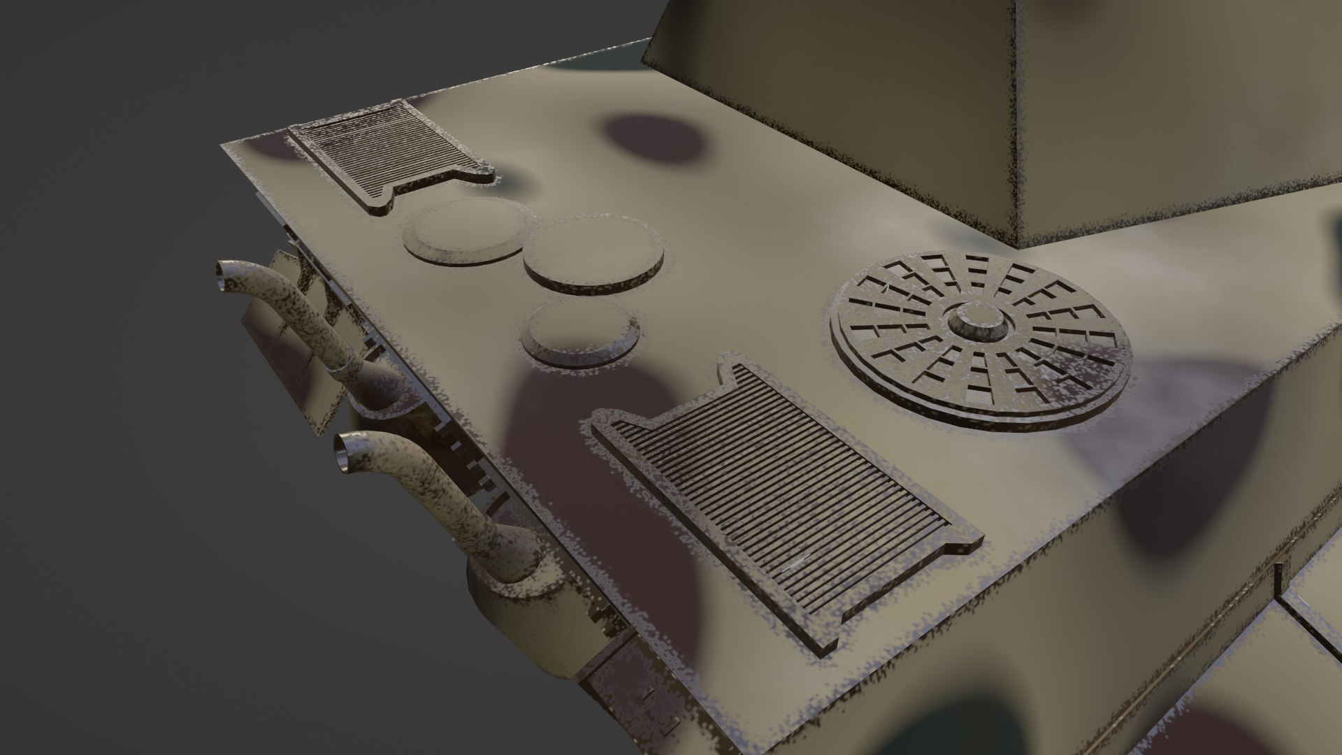 3D Tiger Tank II - TurboSquid 2218668
