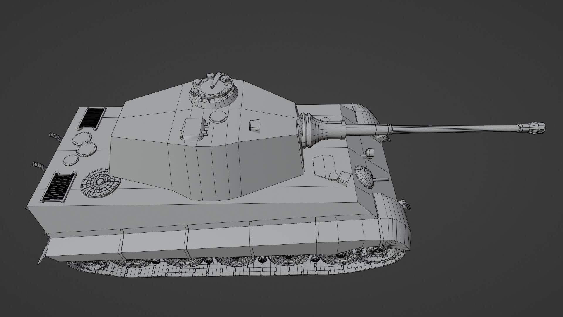 3D Tiger Tank II - TurboSquid 2218668