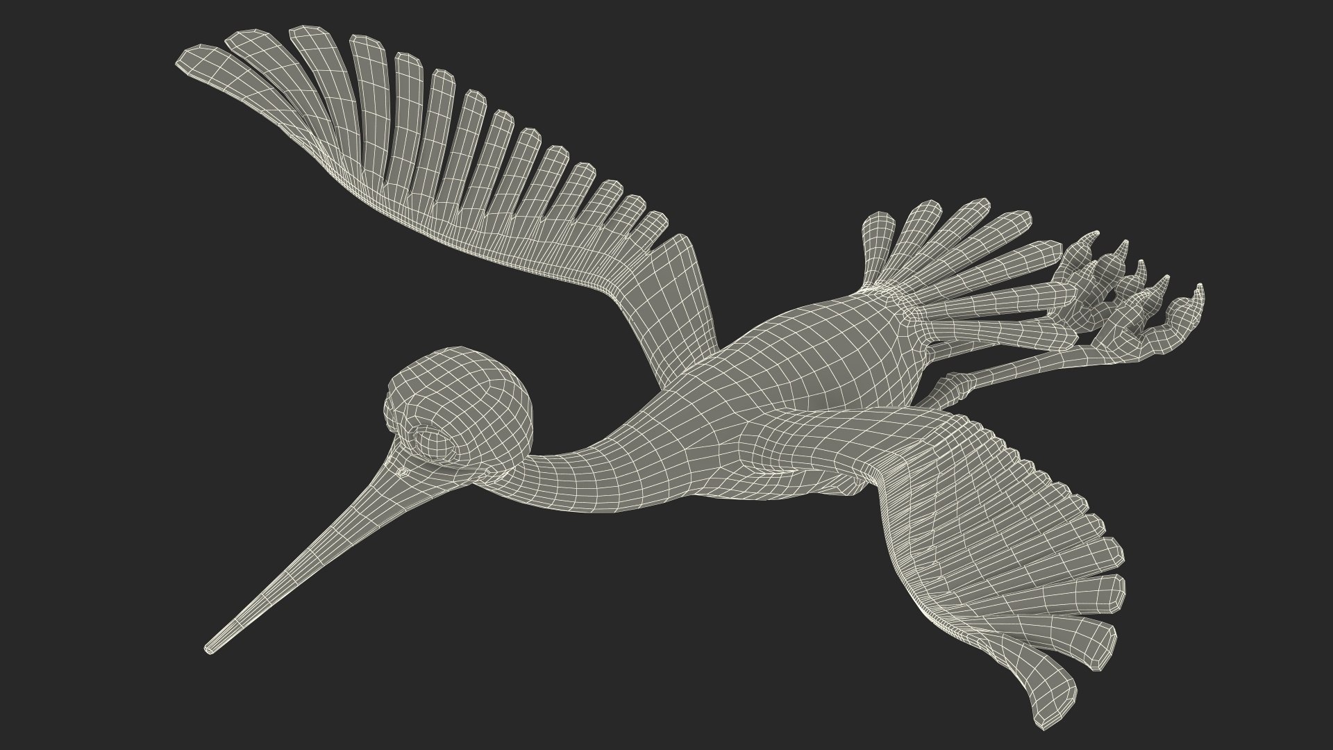 3D Flying Pose Cartoon Stork - TurboSquid 2079669