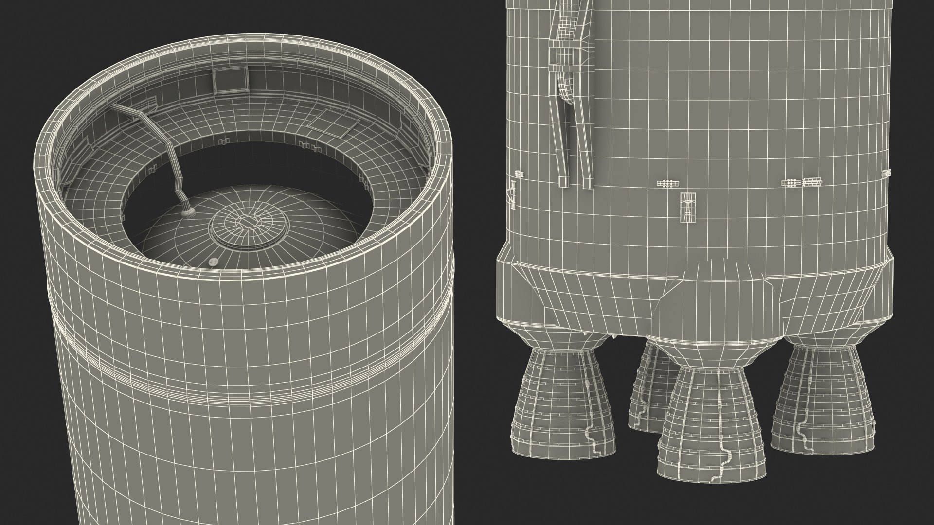 NASA Space Launch System Core Stage 3D Model - TurboSquid 2050972