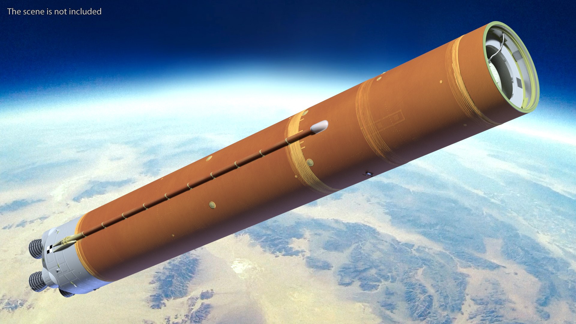 NASA Space Launch System Core Stage 3D Model - TurboSquid 2050972
