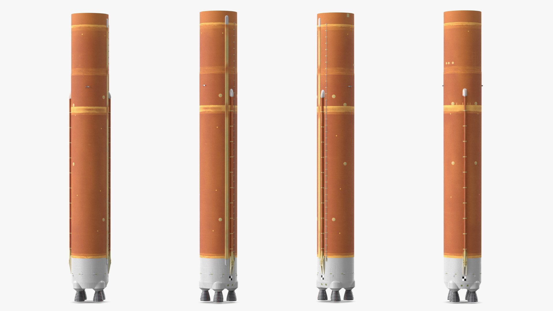 NASA Space Launch System Core Stage 3D Model - TurboSquid 2050972