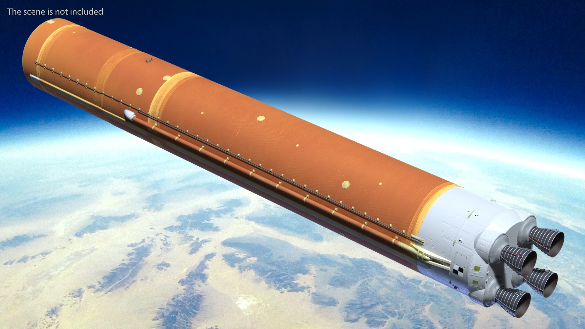 NASA Space Launch System Core Stage 3D Model - TurboSquid 2050972