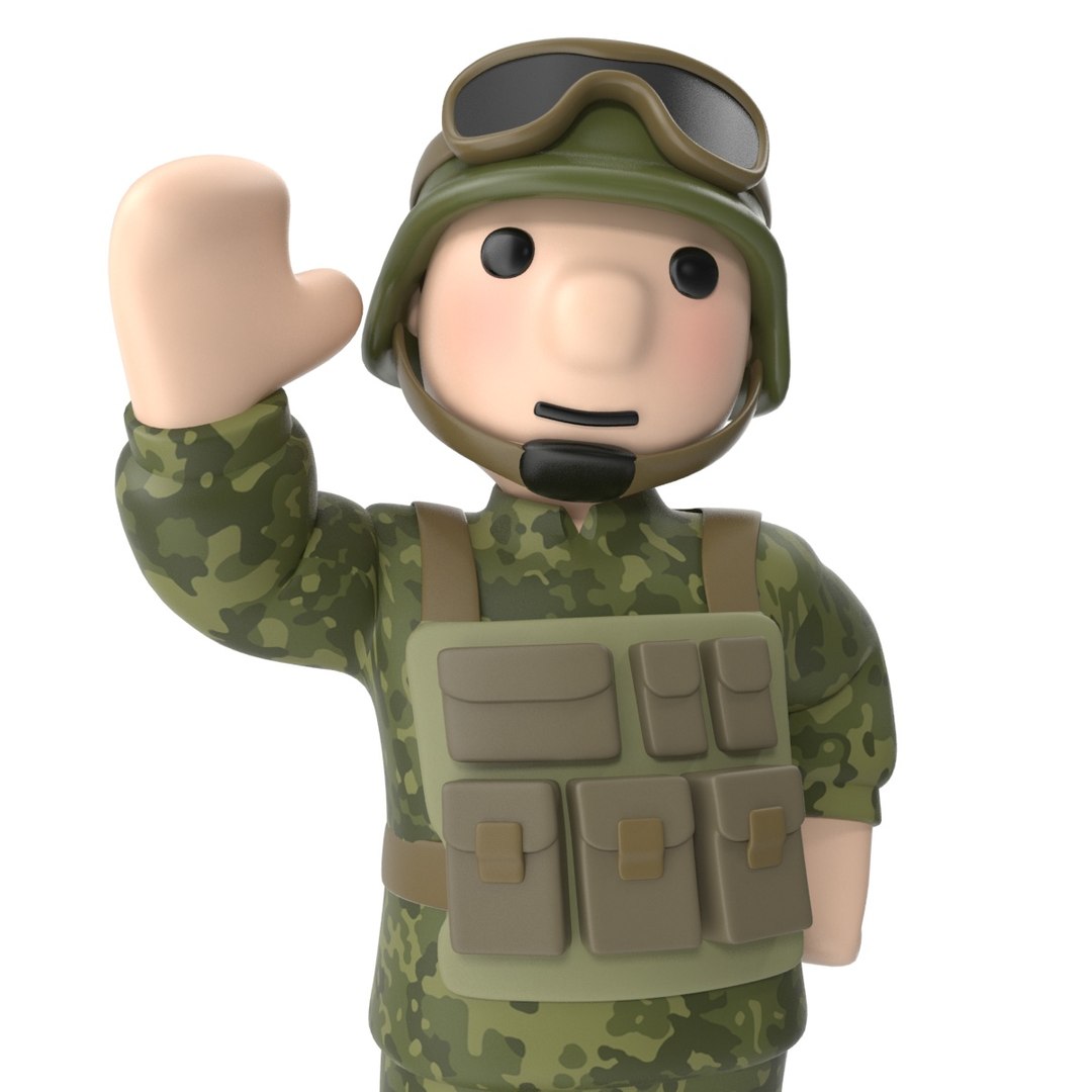 3D Model Soldier Puppet Weapons - TurboSquid 1496242