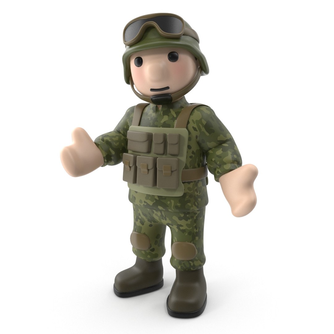 3D Model Soldier Puppet Weapons - TurboSquid 1496242