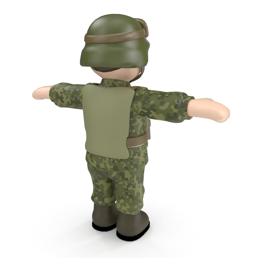 3D Model Soldier Puppet Weapons - TurboSquid 1496242