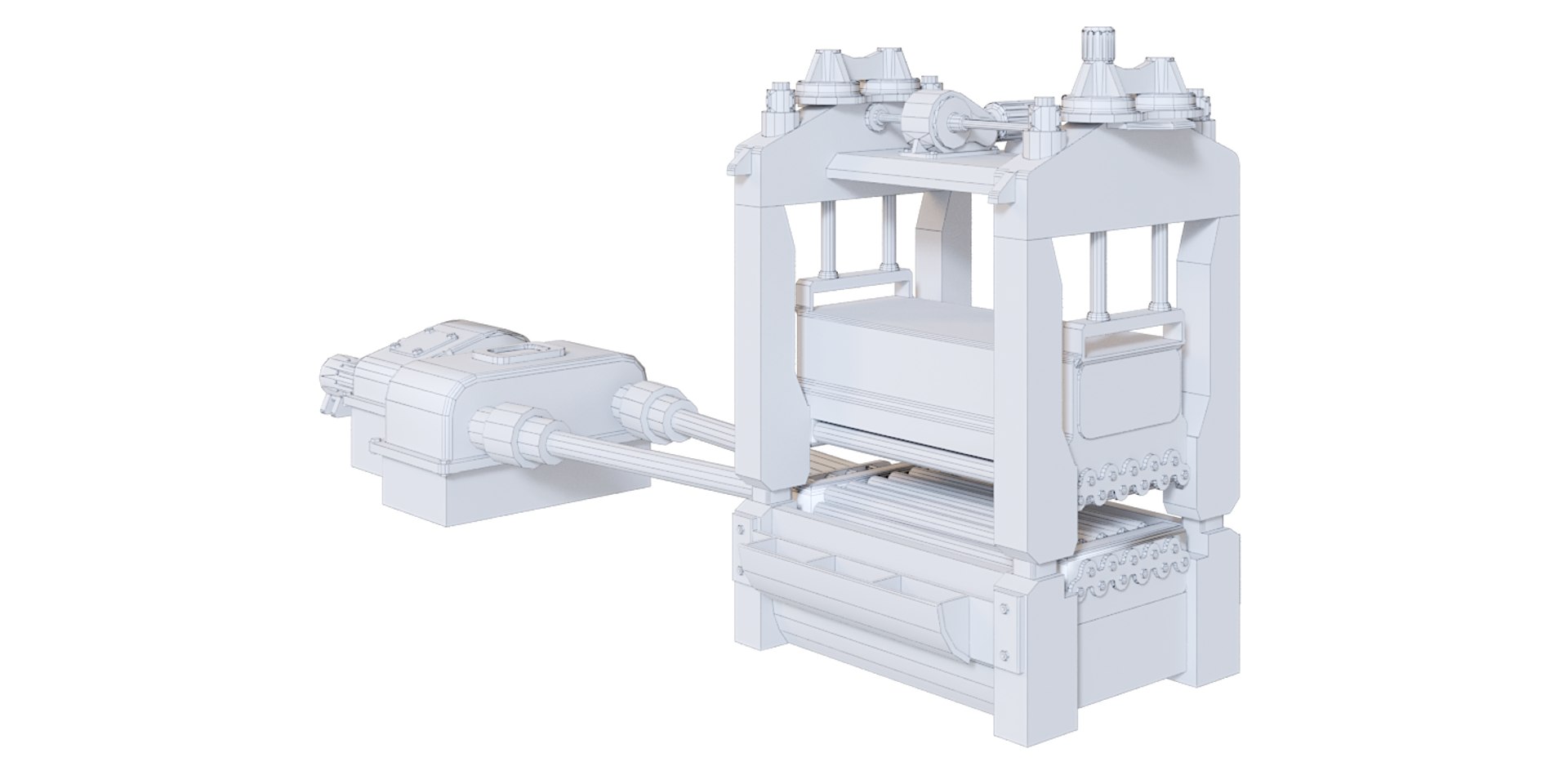 3D Metal Sheet Rolling Machine - TurboSquid 1347666