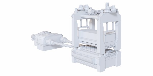 3D metal sheet rolling machine - TurboSquid 1347666