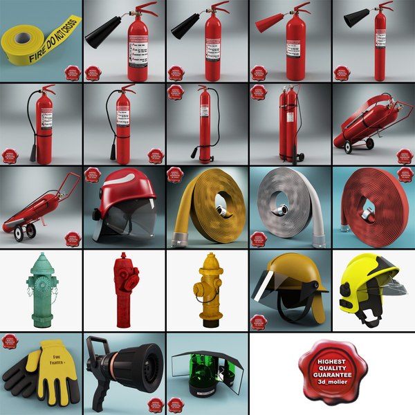 3D Fire-Fighting-Equipment Models | TurboSquid