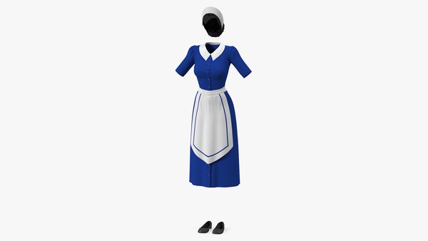 Maid dress model - TurboSquid 1656986