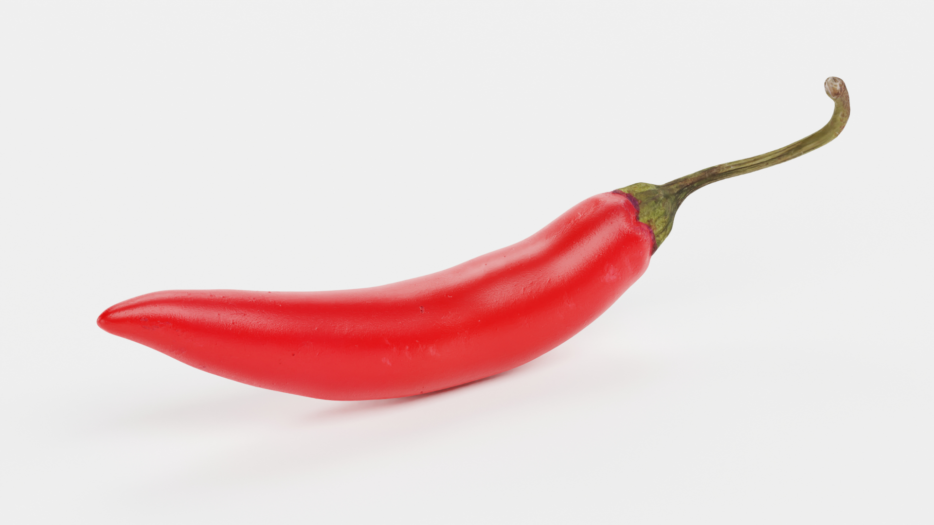 3D Model Red Chilli Pepper - TurboSquid 1793956