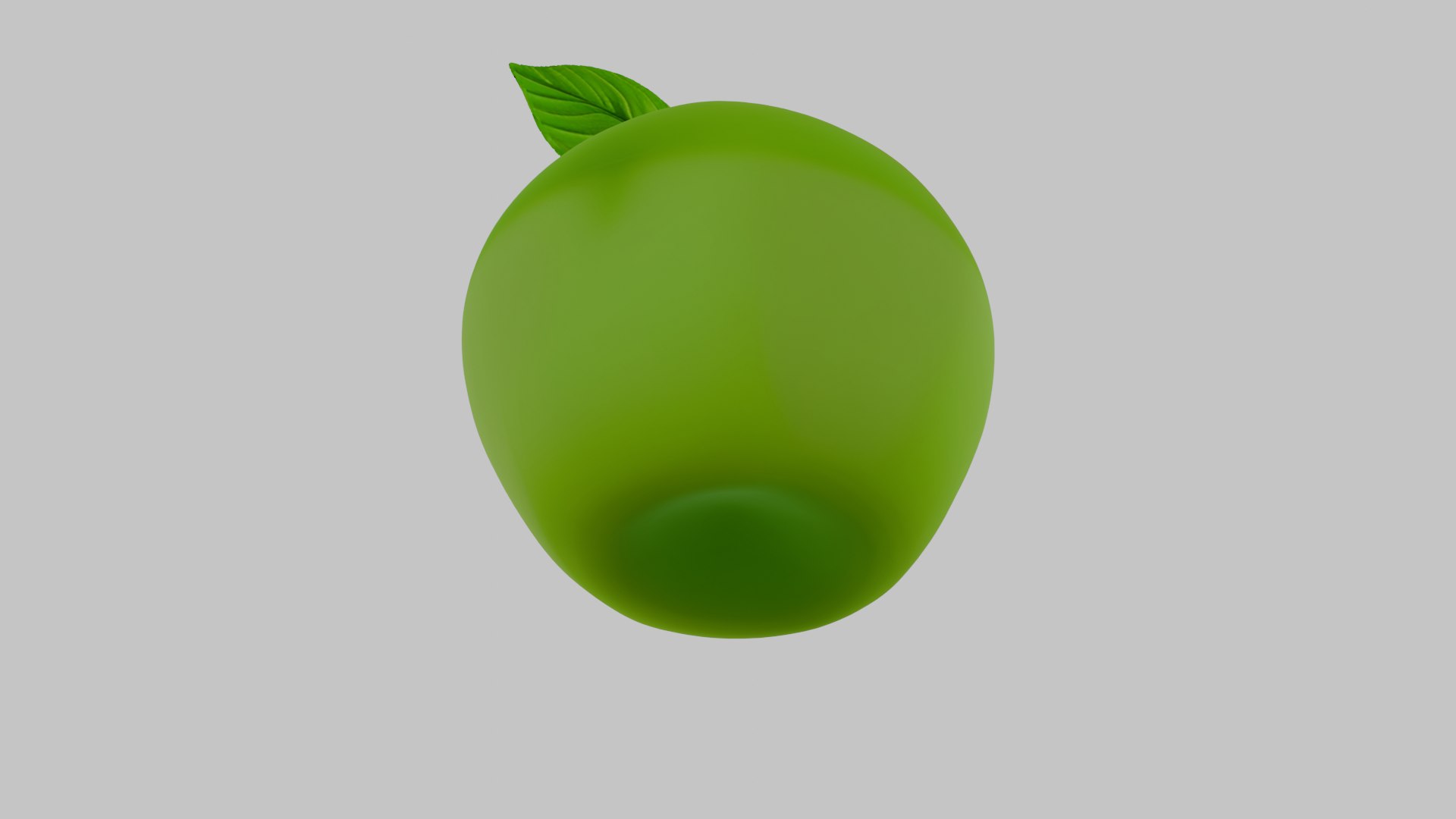 Green Apple Model Turbosquid 2346792