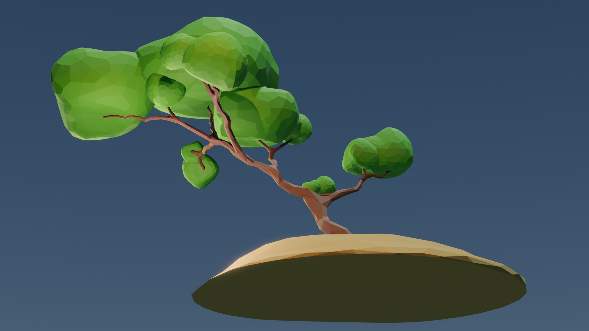 3D Lowpoly Style Cartoon Tree Model - TurboSquid 1902095