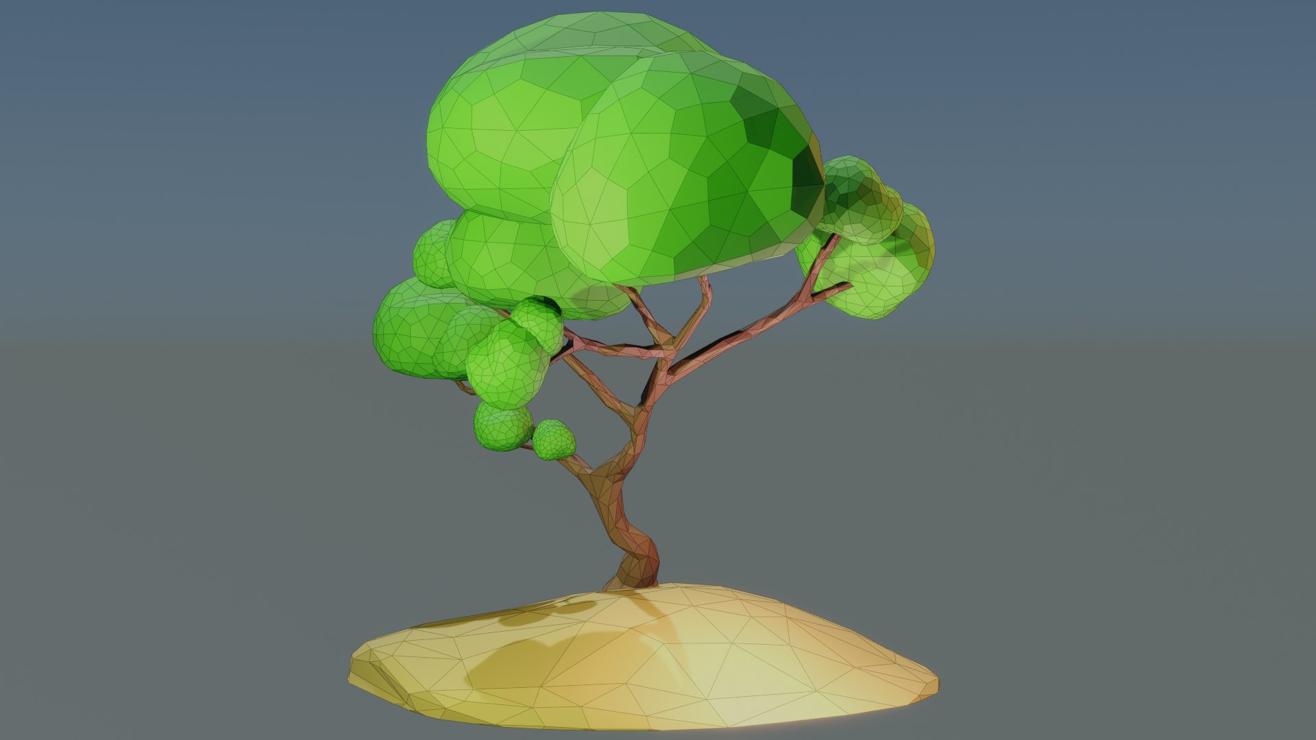 3D Lowpoly Style Cartoon Tree Model - TurboSquid 1902095