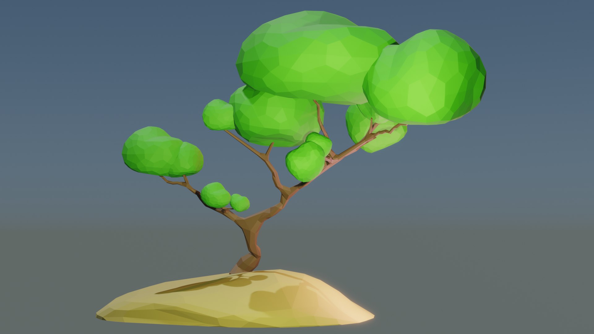 3D Lowpoly Style Cartoon Tree Model - TurboSquid 1902095