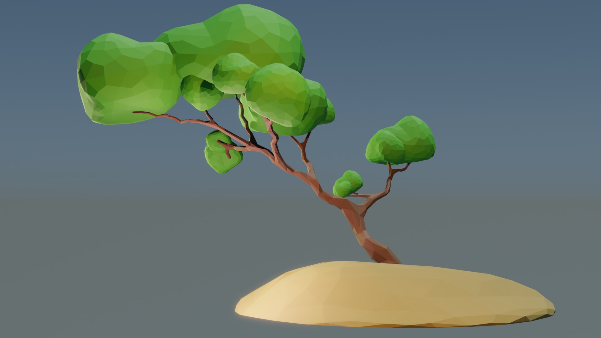 3D Lowpoly Style Cartoon Tree Model - TurboSquid 1902095