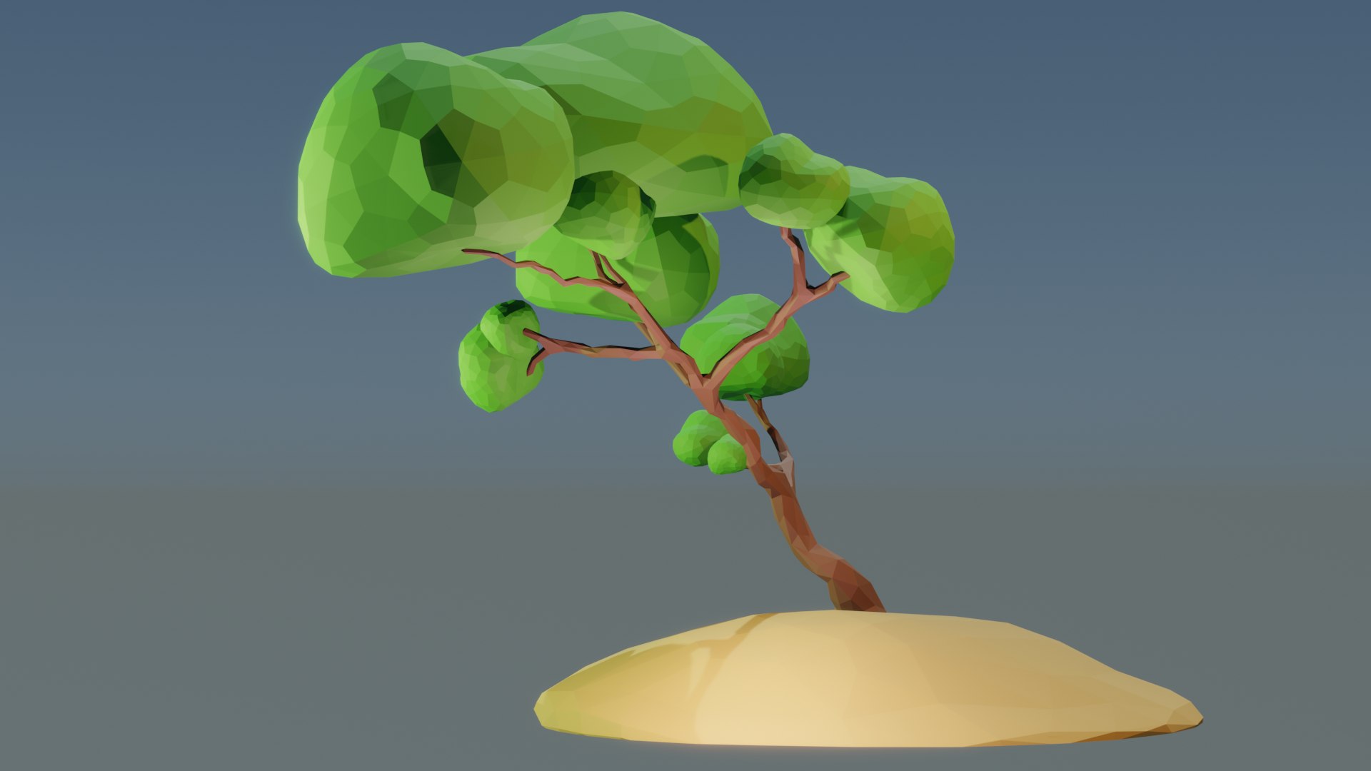 3D Lowpoly Style Cartoon Tree Model - TurboSquid 1902095